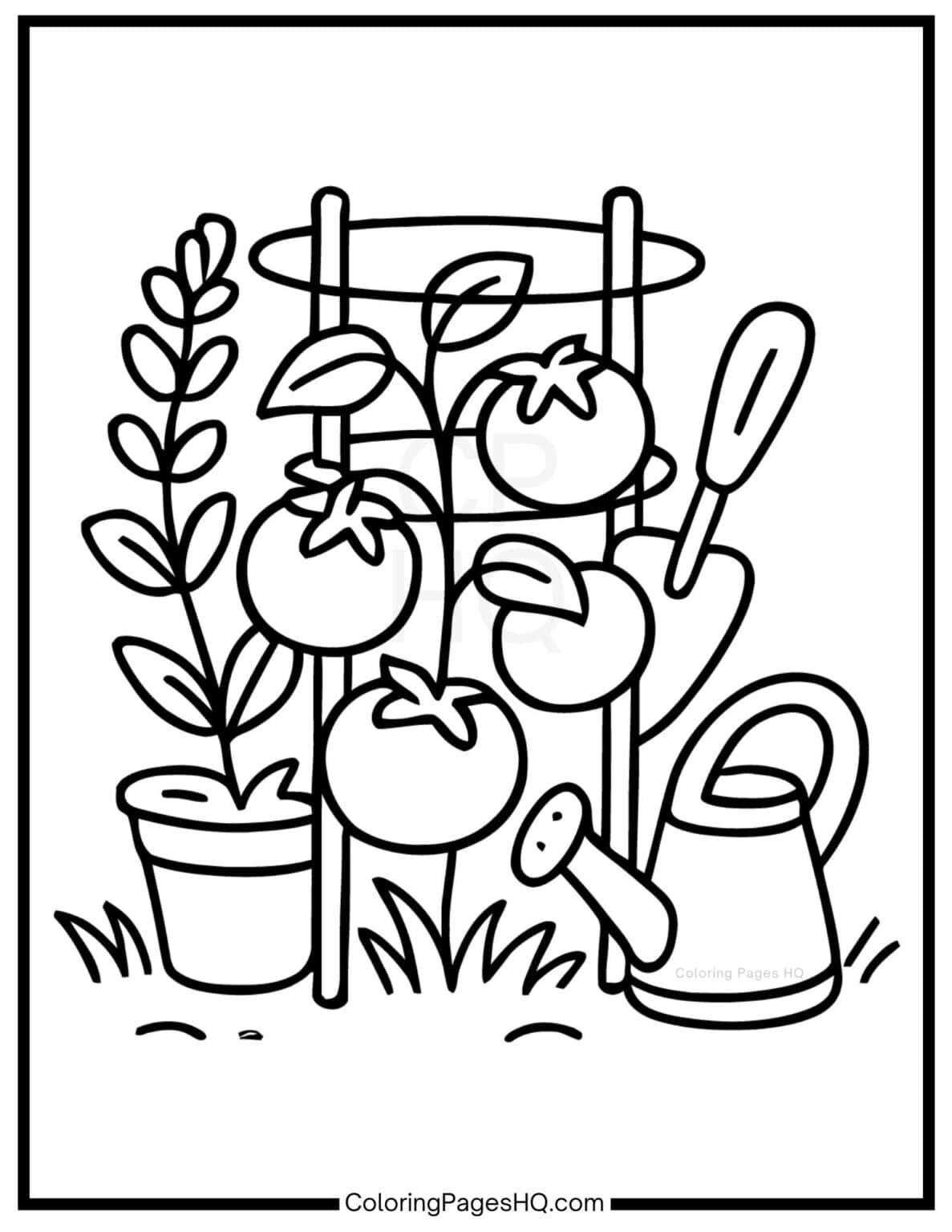Cute Garden Coloring Pages (Free PDF Printables) - Coloring Pages HQ