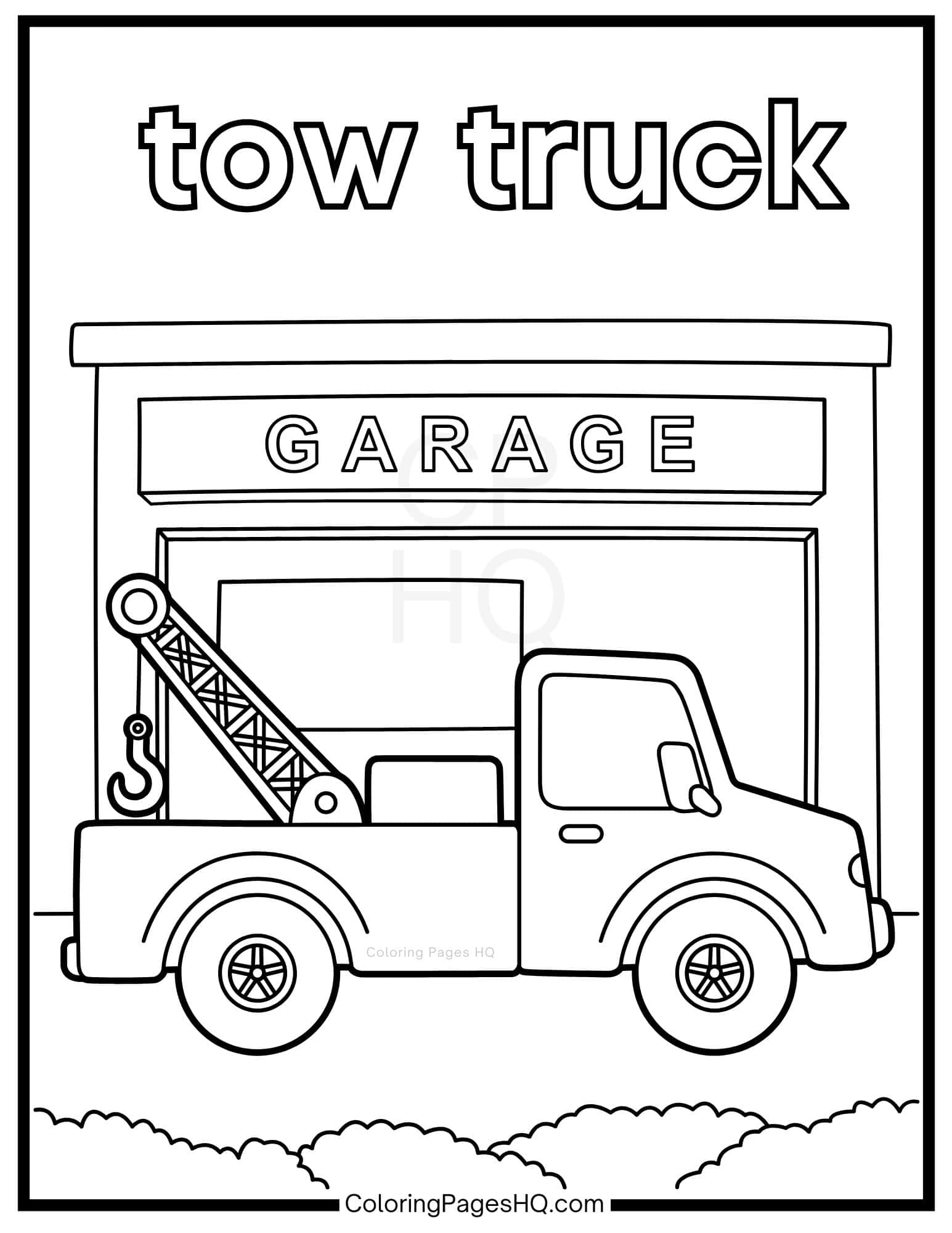 Vehicle Coloring Pages (Free PDF Printables) - Coloring Pages HQ
