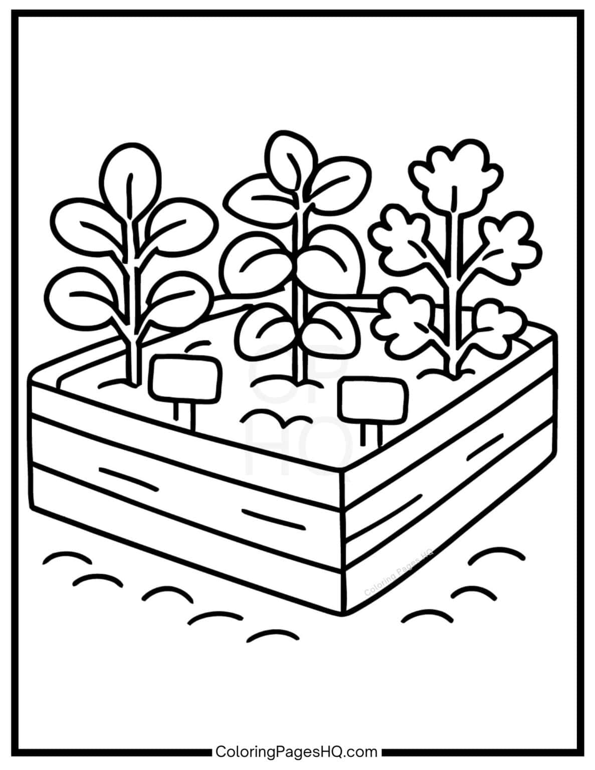 Cute Garden Coloring Pages (Free PDF Printables) - Coloring Pages HQ
