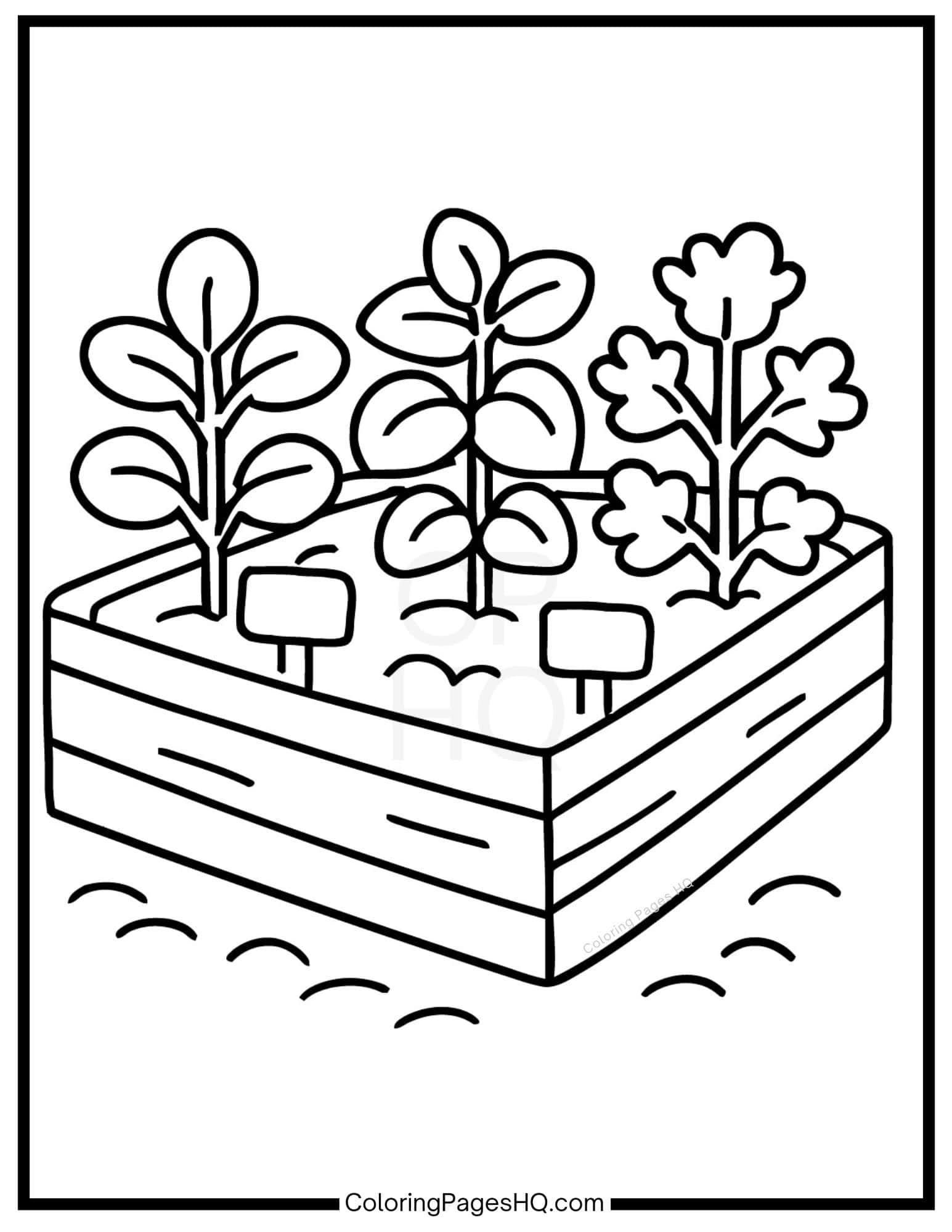 Cute Garden Coloring Pages (Free PDF Printables) - Coloring Pages HQ