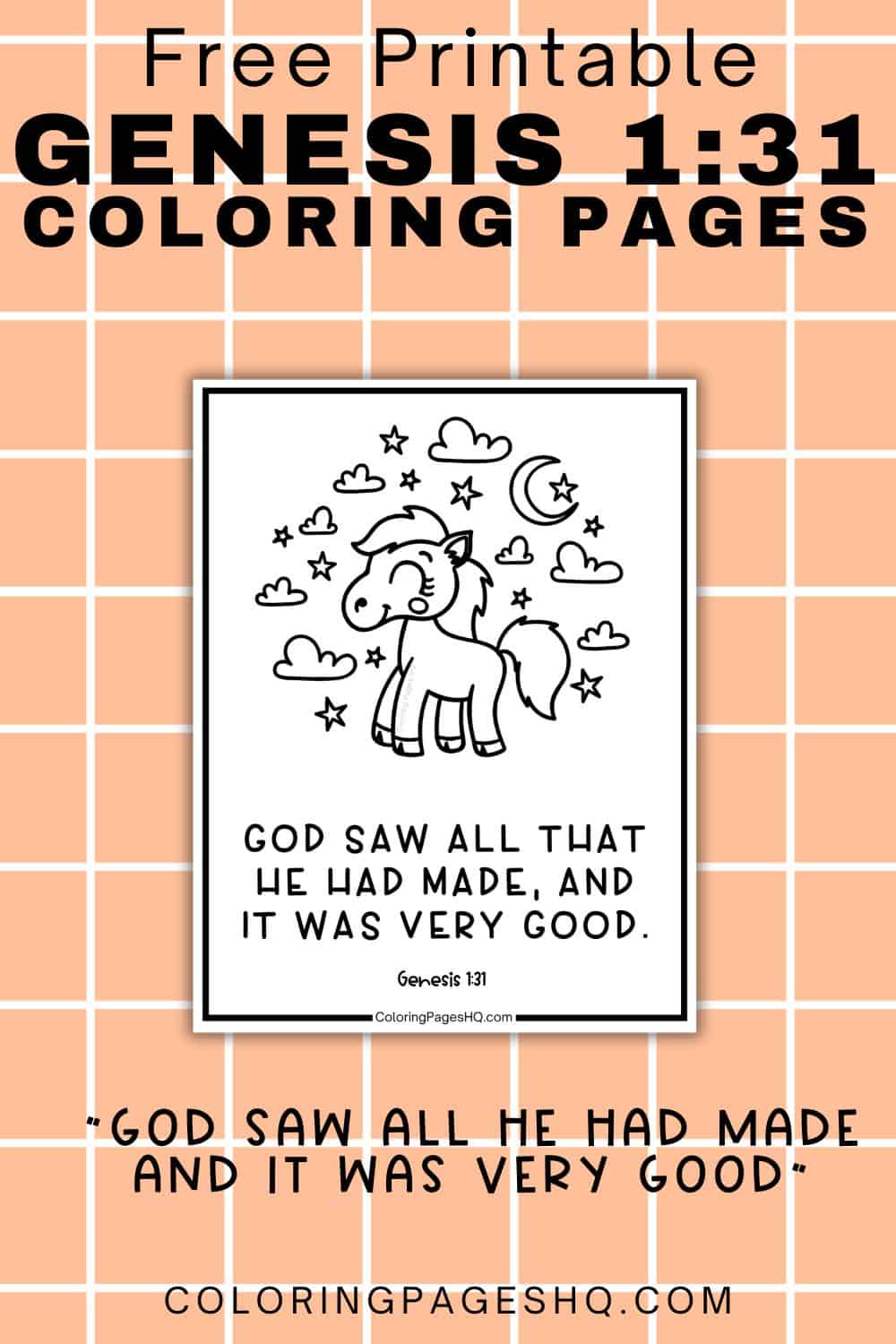 Cute God's Creation Coloring Pages (Free PDF Printables) - Coloring ...