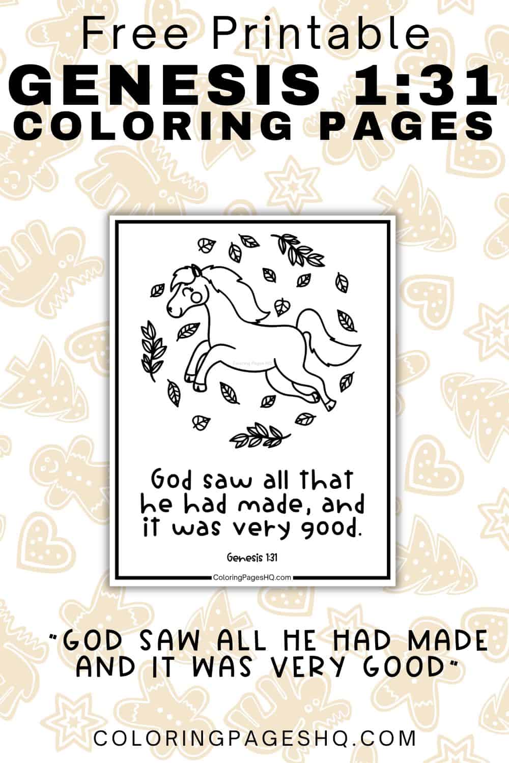 Cute God's Creation Coloring Pages (Free PDF Printables) - Coloring ...