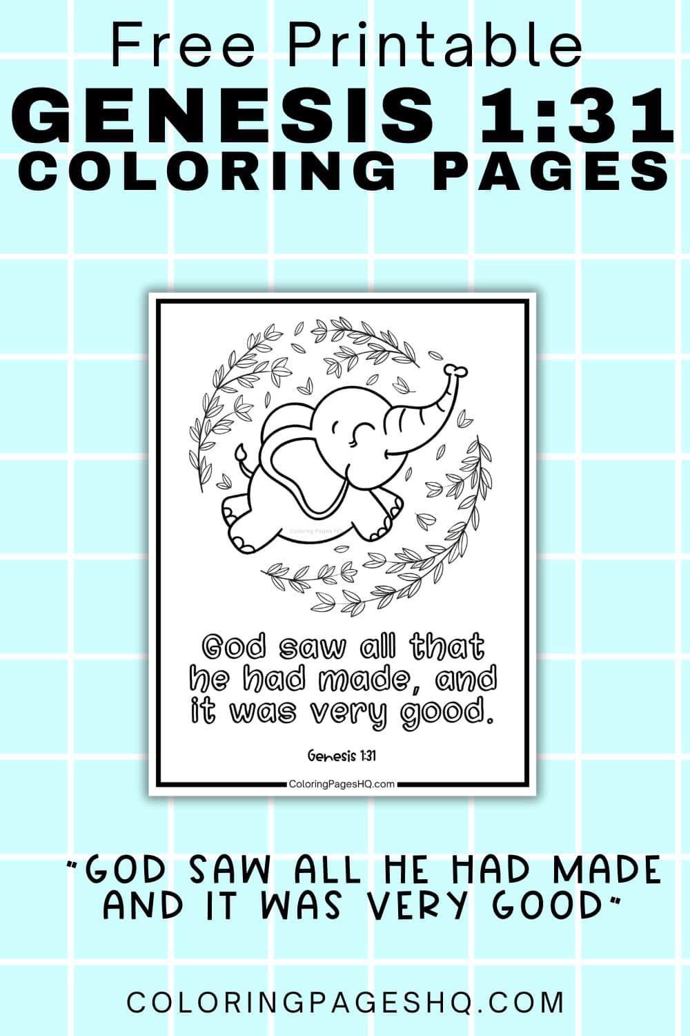 Cute God's Creation Coloring Pages (Free PDF Printables) - Coloring ...