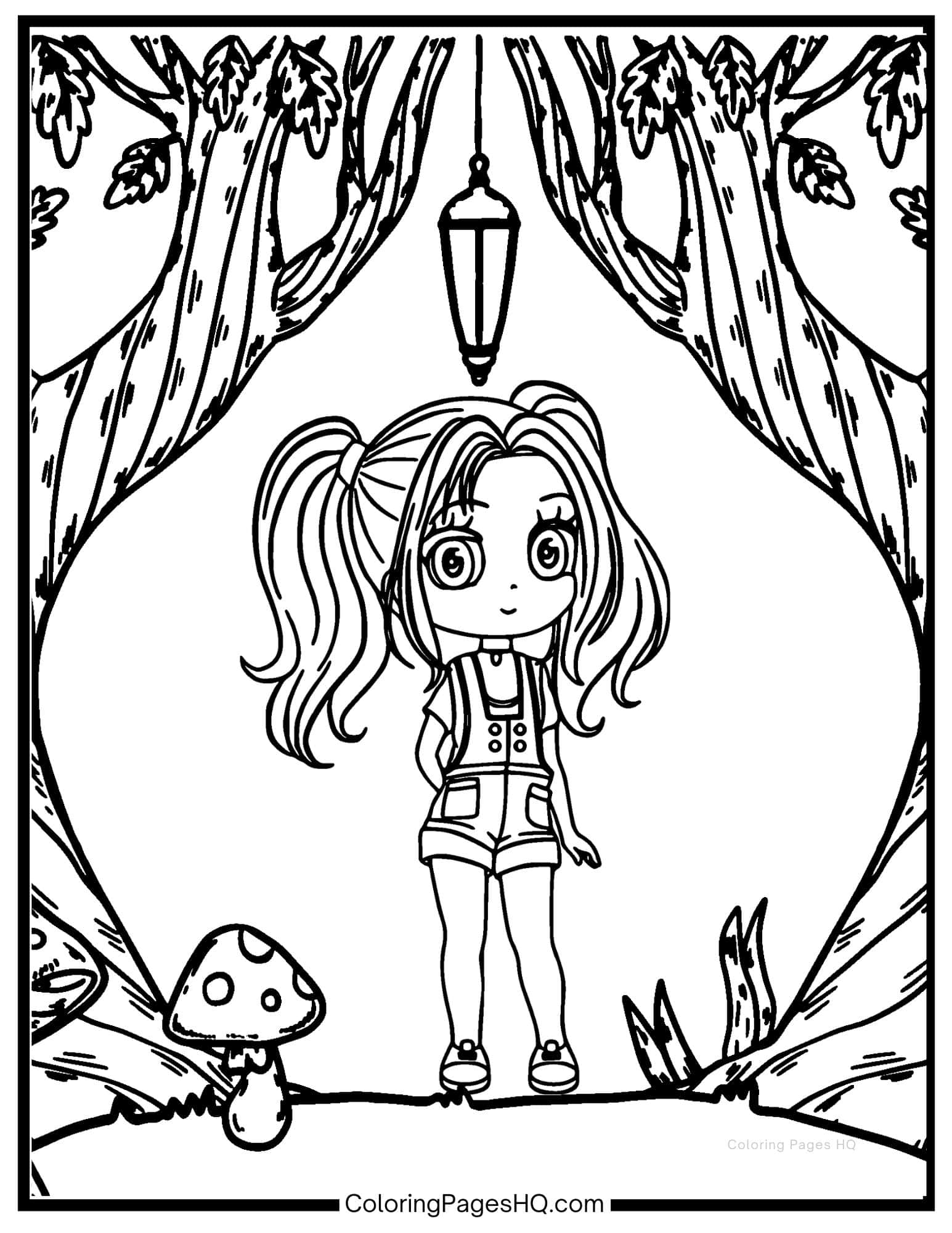 Anime Coloring Pages (Free PDF Printables) - Coloring Pages HQ
