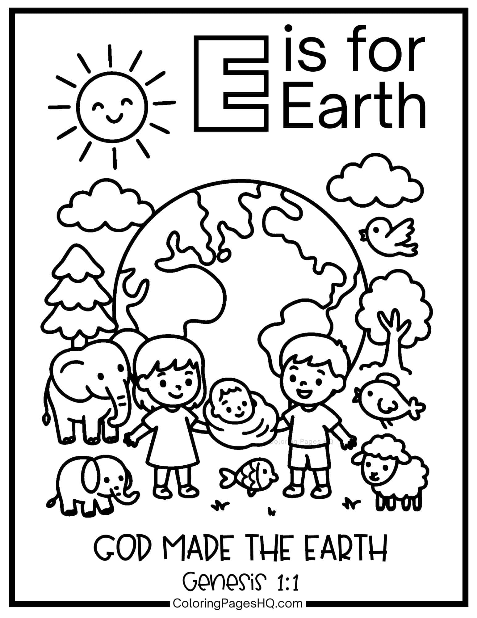 Bible Alphabet Coloring Pages (Free PDF Printables) - Coloring Pages HQ