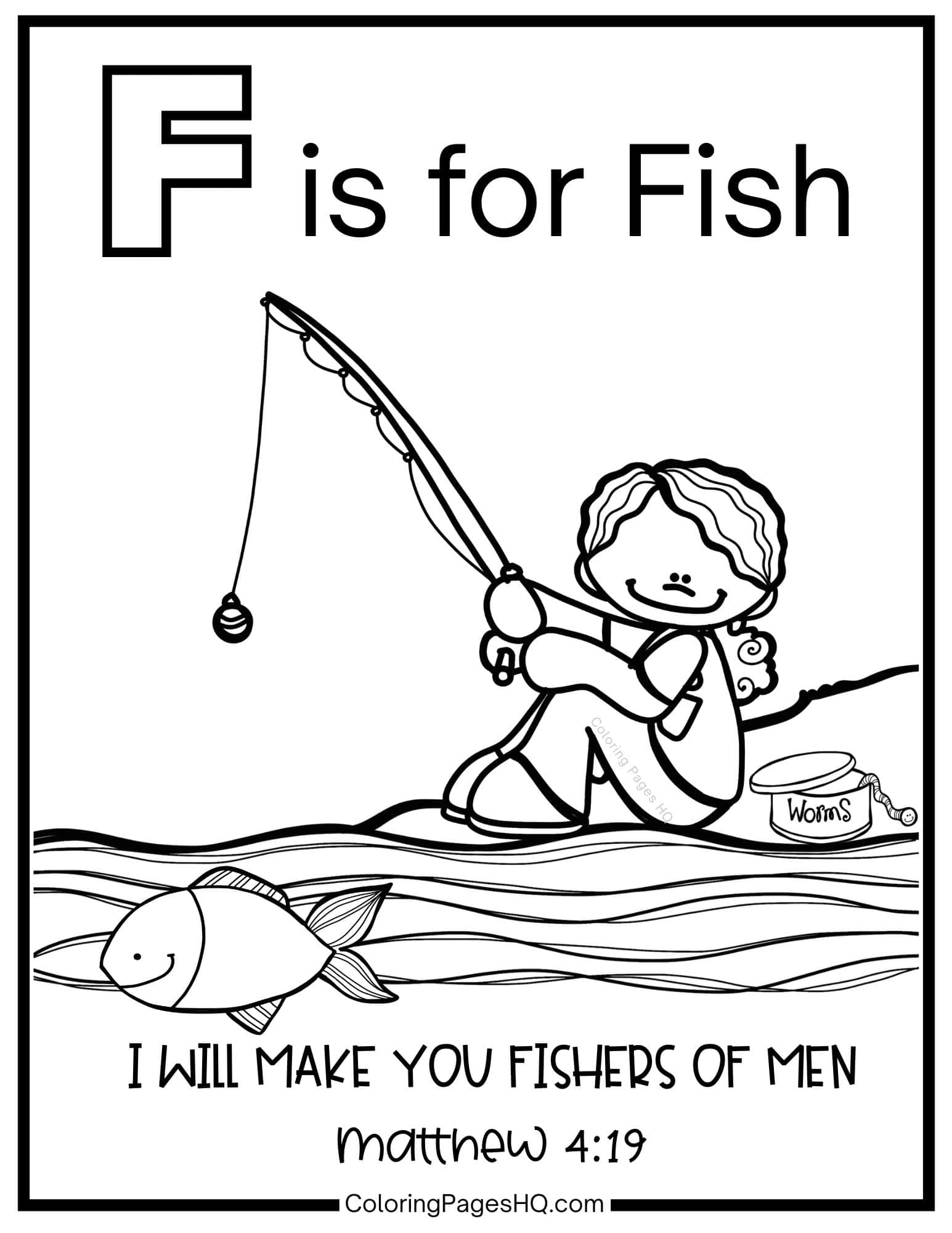 Bible Alphabet Coloring Pages (Free PDF Printables) - Coloring Pages HQ