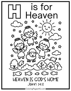 Bible Alphabet Coloring Pages (Free PDF Printables) - Coloring Pages HQ