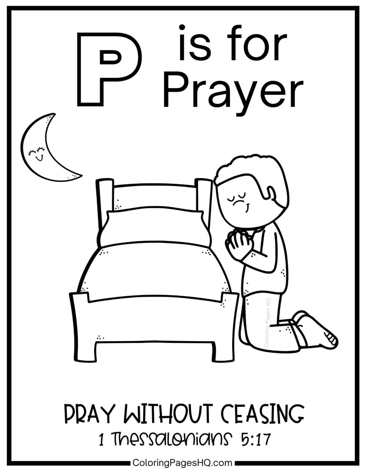 Bible Alphabet Coloring Pages (Free PDF Printables) - Coloring Pages HQ