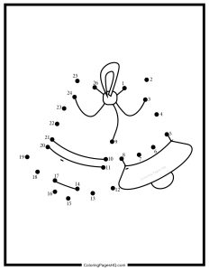 Christmas Dot to Dot Coloring Pages (Free PDF Printables) - Coloring ...