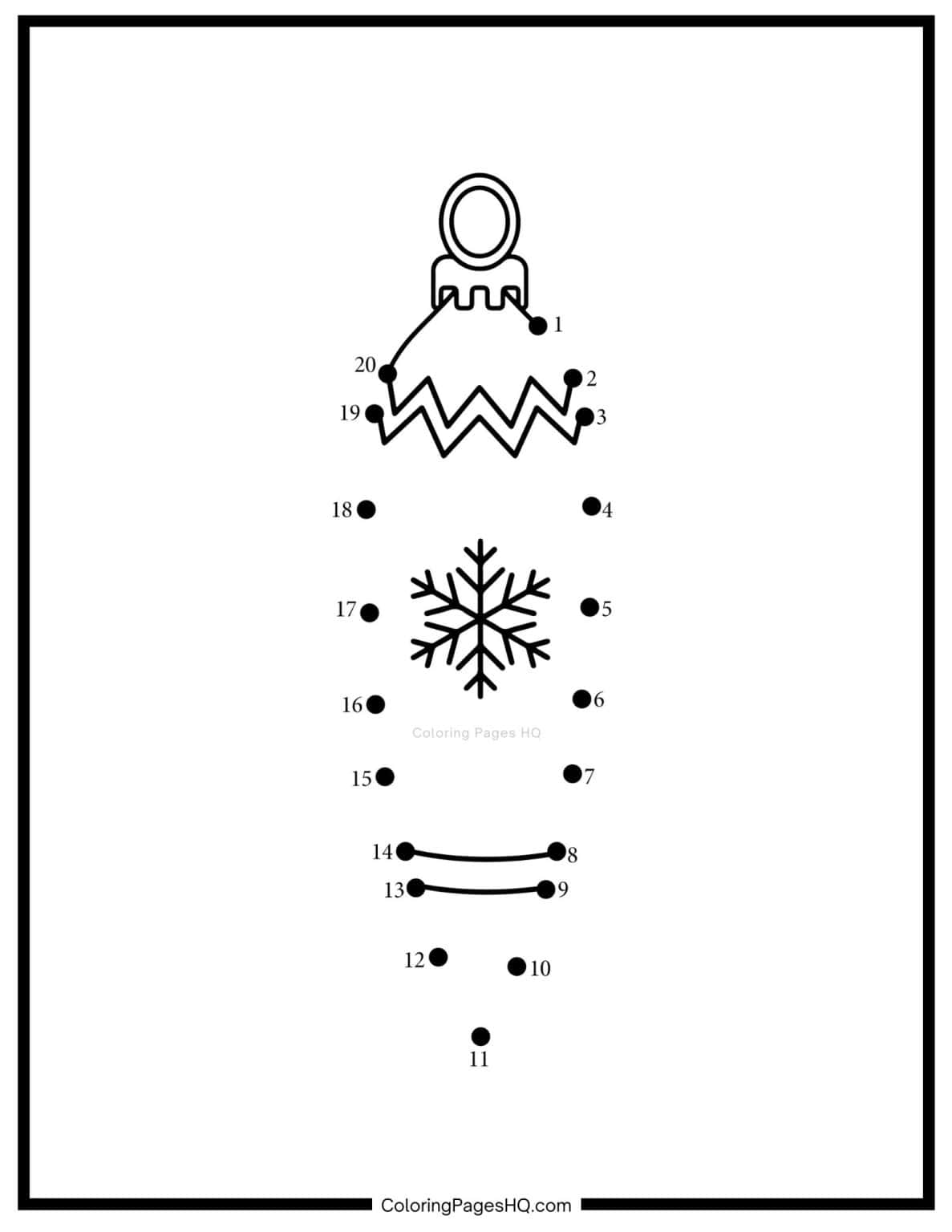 Christmas Dot to Dot Coloring Pages (Free PDF Printables) - Coloring ...