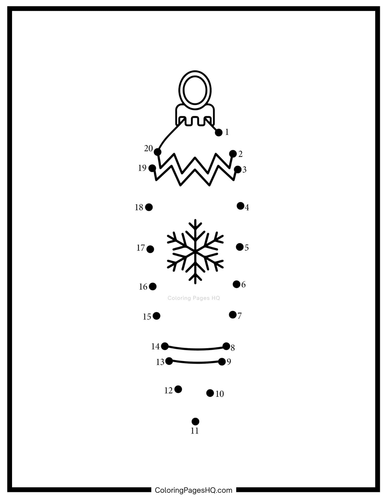 Christmas Dot to Dot Coloring Pages (Free PDF Printables) - Coloring ...