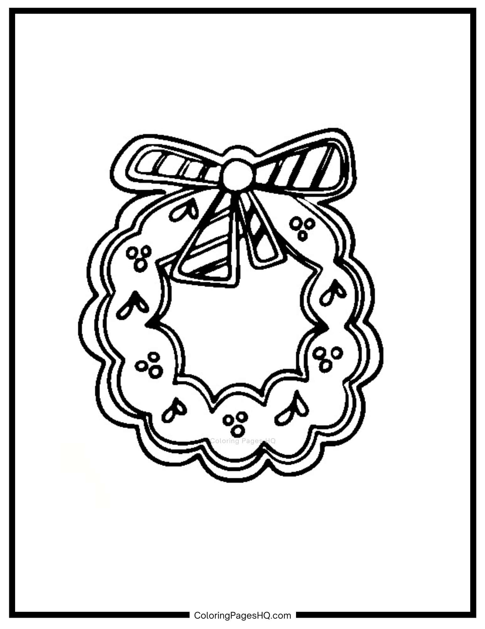 Christmas Cookie Coloring Pages (Free PDF Printables) - Coloring Pages HQ