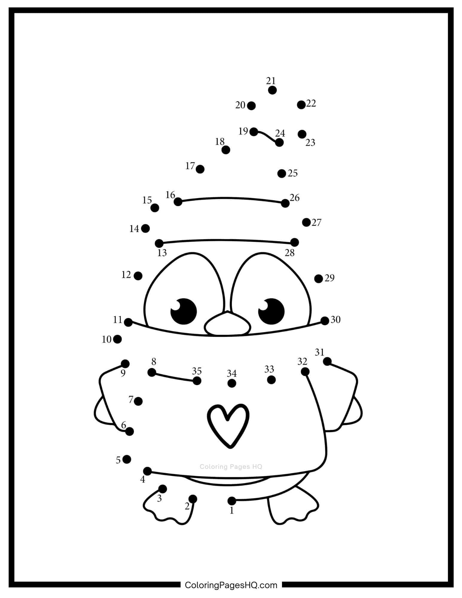 Christmas Dot to Dot Coloring Pages (Free PDF Printables) - Coloring ...