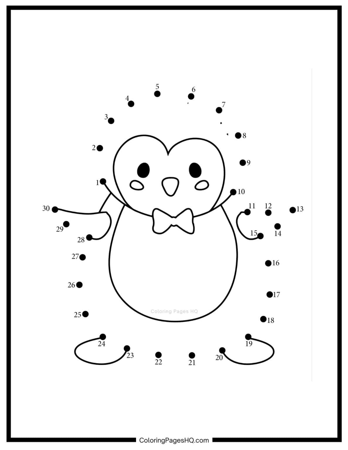 Christmas Dot to Dot Coloring Pages (Free PDF Printables) - Coloring ...