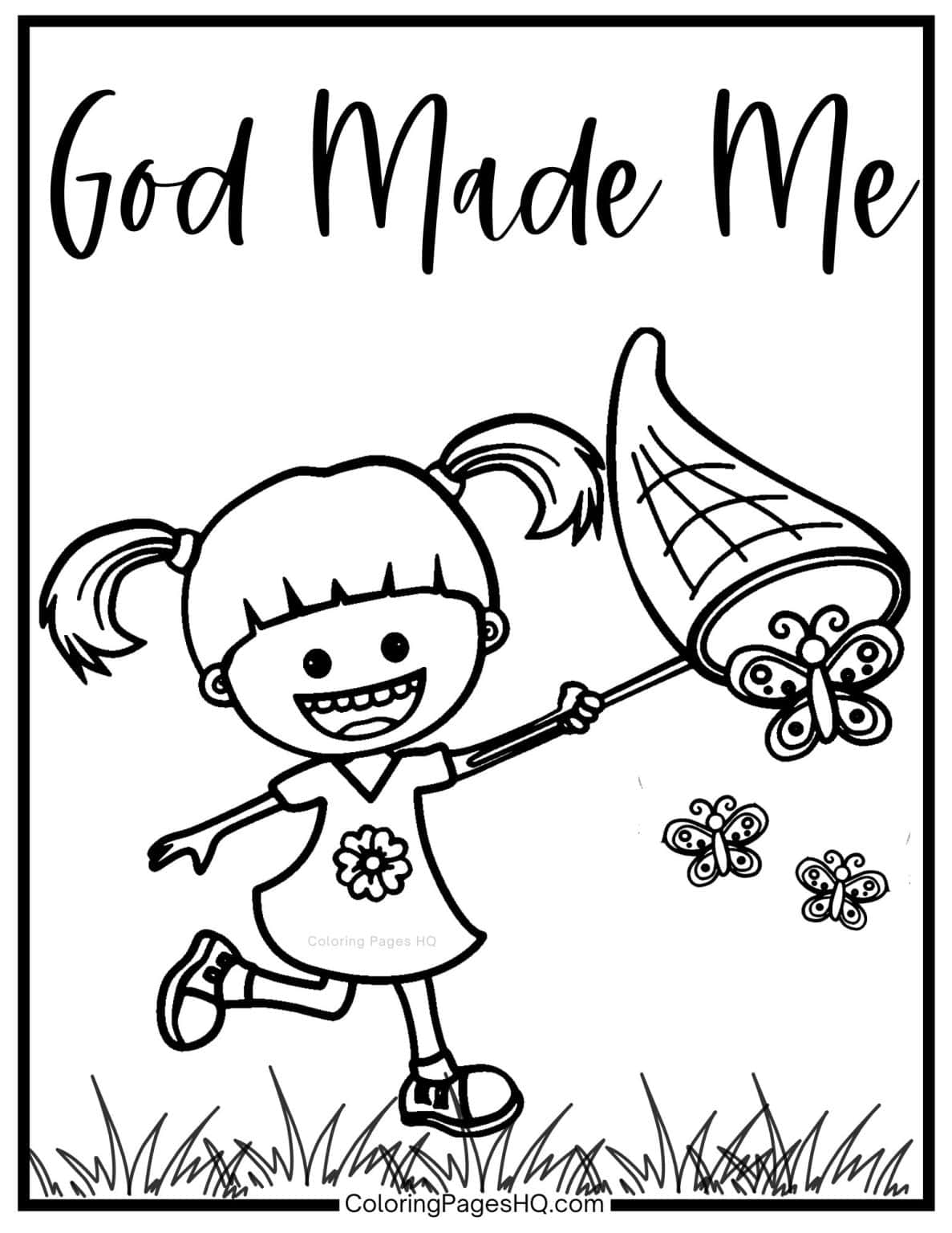 God Made Me Coloring Pages (Free PDF Printables) - Coloring Pages HQ