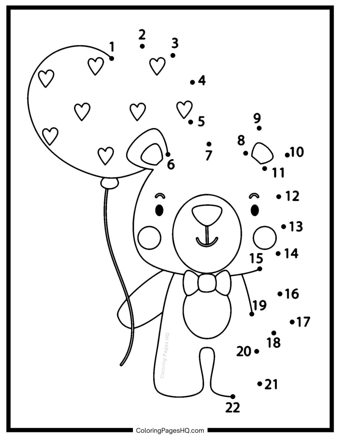Valentine's Day Connect the Dots Activity (Free PDF Printables ...