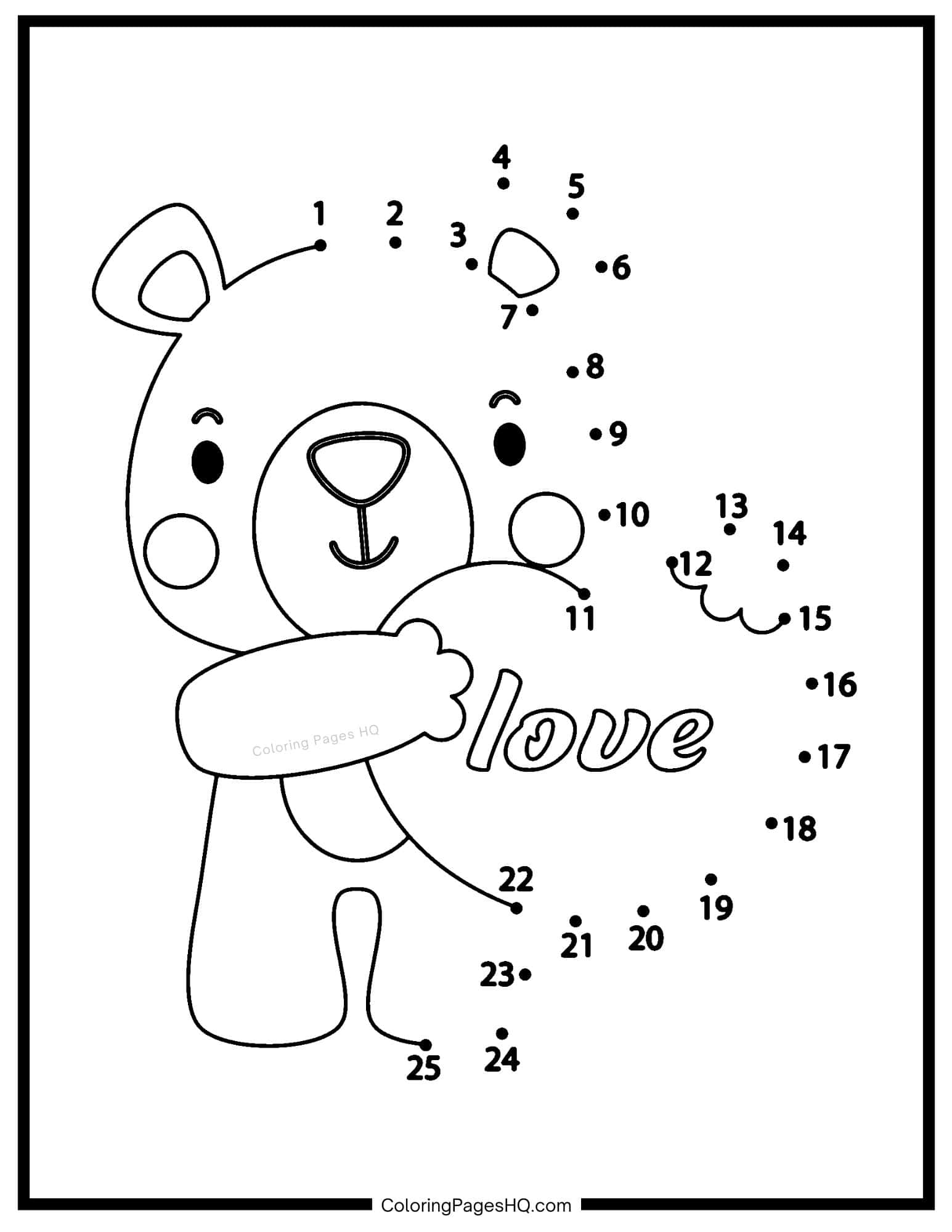 Valentine's Day Connect the Dots Activity (Free PDF Printables ...