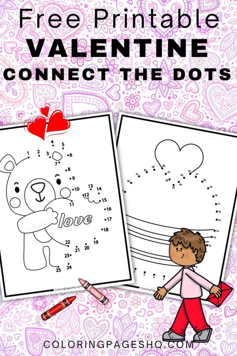 Valentine's Day Connect the Dots Activity (Free PDF Printables ...