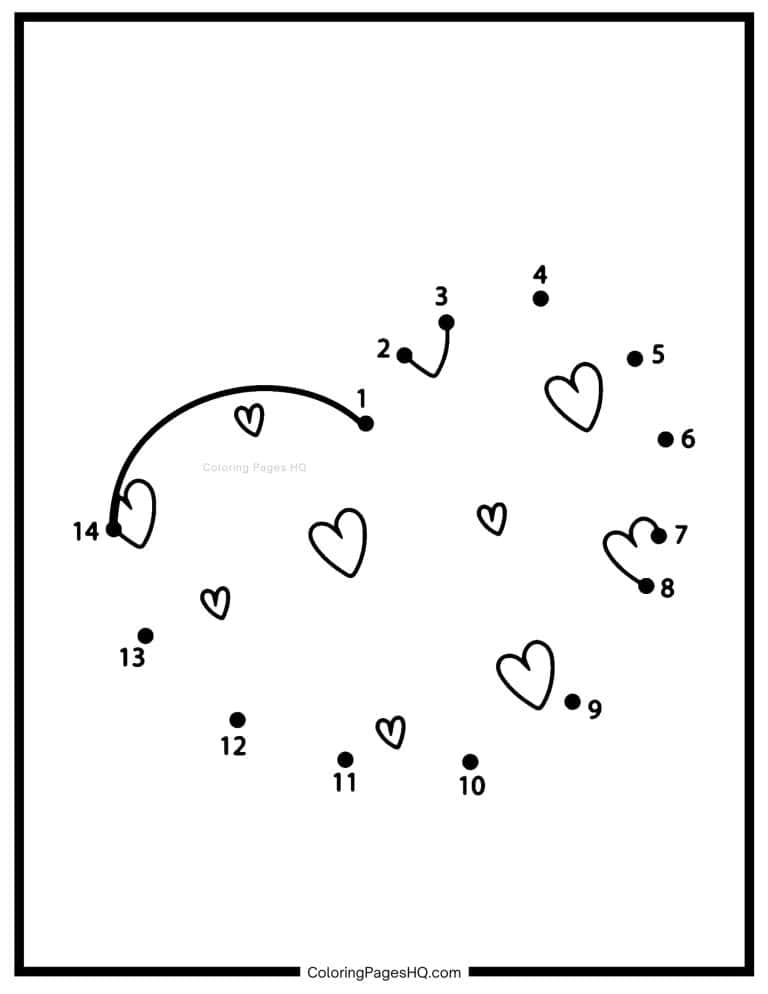 Valentine's Day Connect the Dots Activity (Free PDF Printables ...